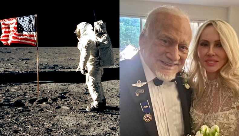Buzz Aldrin, el primer astronauta que llegó a la luna, se casa por cuarta vez a sus 93 años