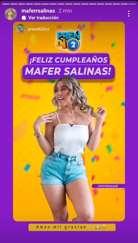 ¡Mafer Salinas se encuentra de cumpleaños este 4 de febrero!