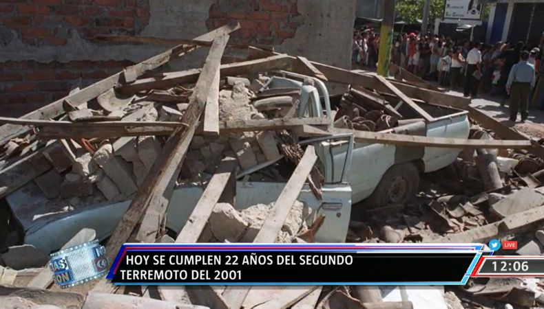 Hoy Se Cumplen 22 Años Del Terremoto Del 13 De Febrero De 2001
