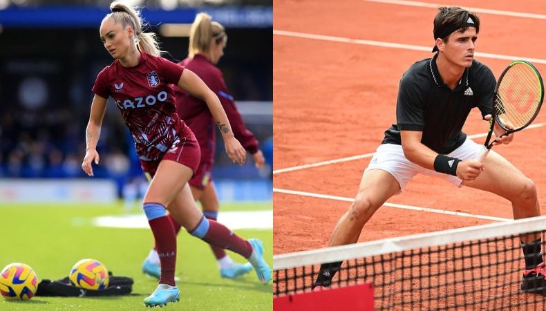 Alisha Lehmann contestó a una propuesta de Tsitsipas
