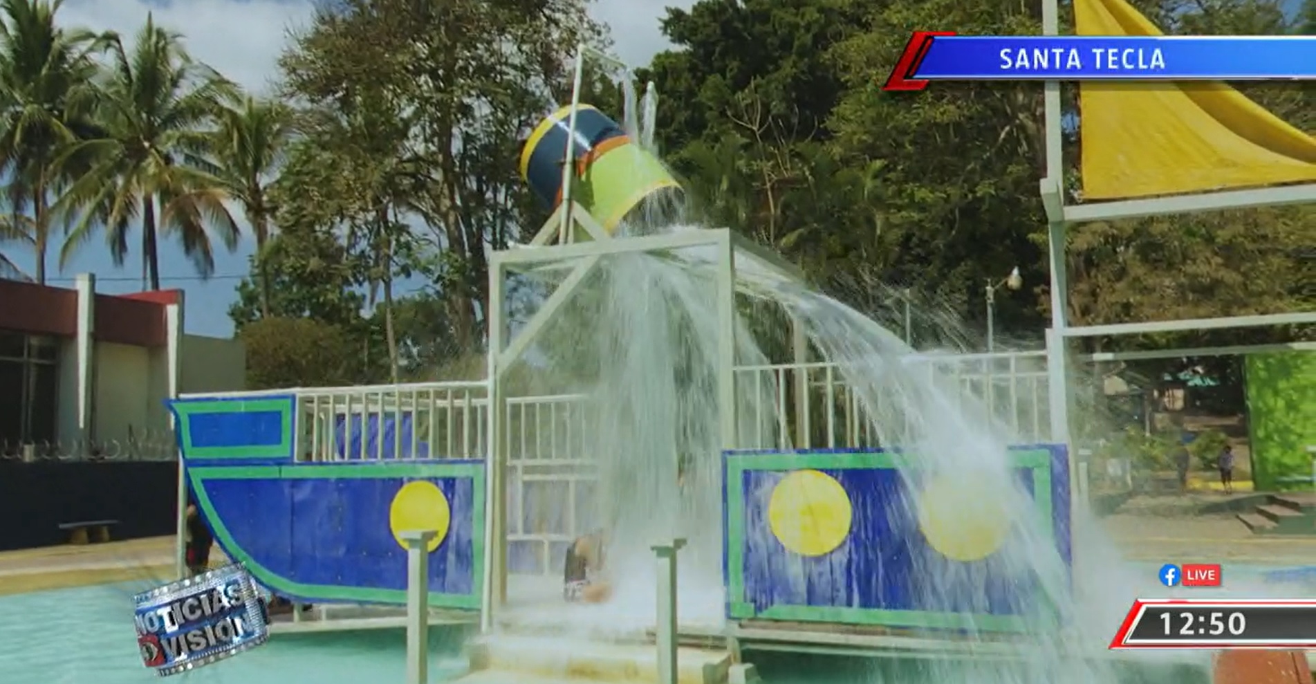 ¡Parque acuático El Cafetalón, un destino turístico en Santa Tecla!