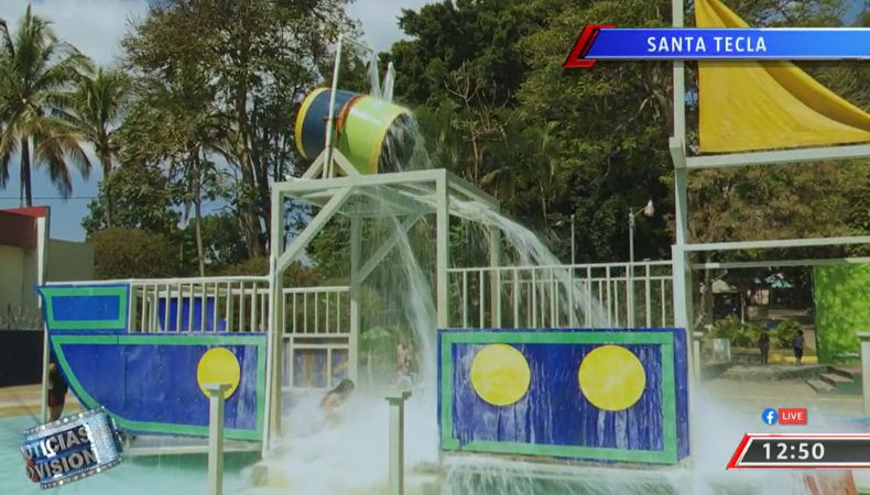 ¡Parque acuático El Cafetalón, un destino turístico en Santa Tecla!