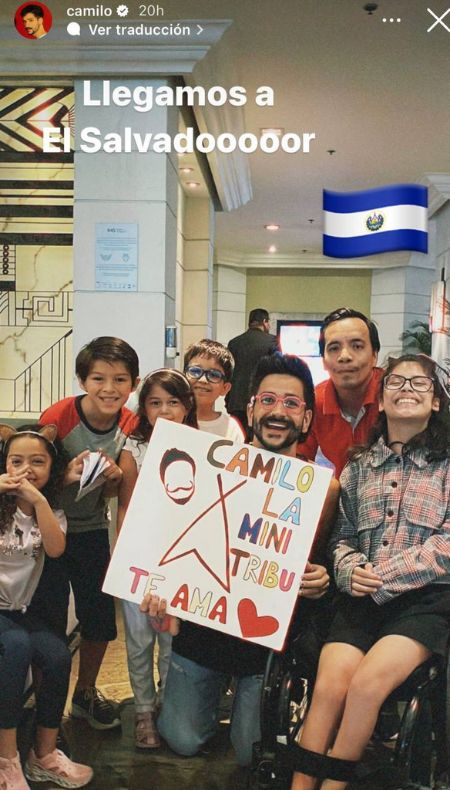 Camilo le cantó a su “tribu” salvadoreña en un espectacular concierto