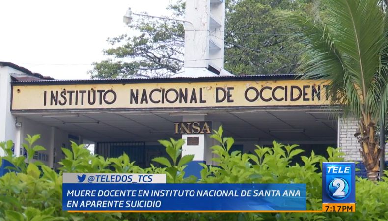 Fallece docente del Instituto Nacional de Santa Ana
