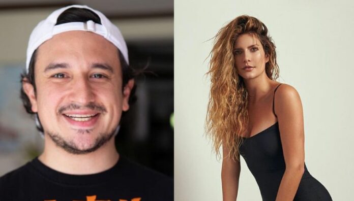 Tiktoker salvadoreño al lado de Mabel Moreno, actriz de “Café con Aroma ...