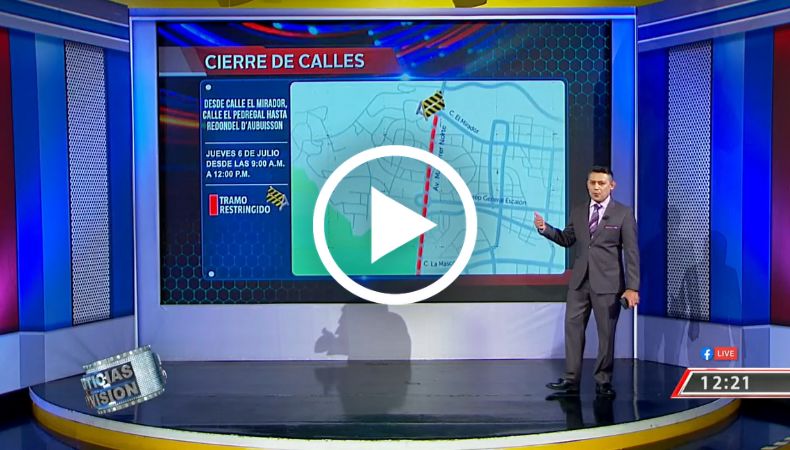 Reporte 6 de julio: ¿Cuáles son las calles que se encontrarán cerradas?