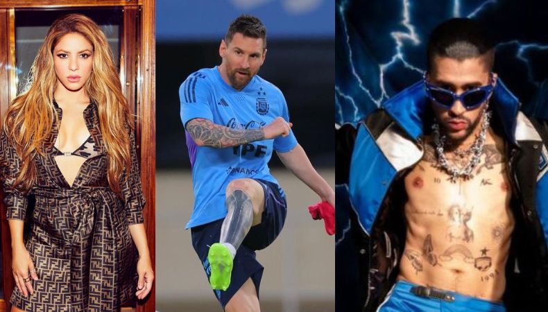 Shakira y Bad Bunny podrían cantar en la presentación de Messi en Miami