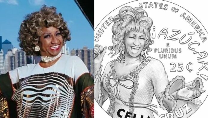 ¡Así es el diseño de la moneda de Celia Cruz!