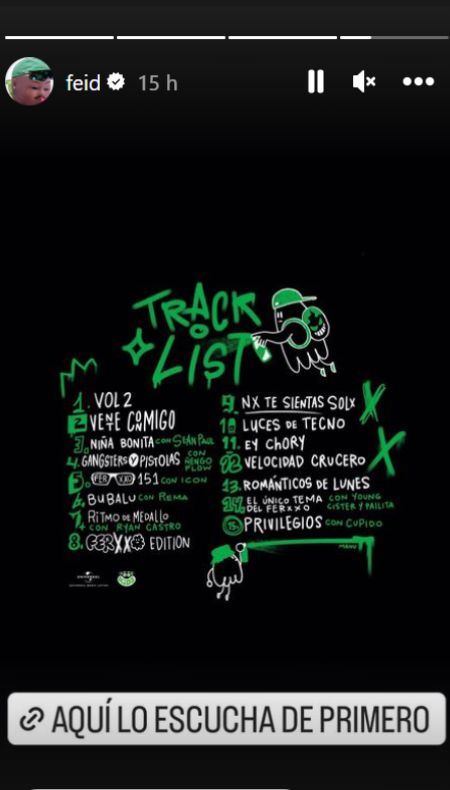 ¡Feid revela fecha de lanzamiento de su nuevo álbum!