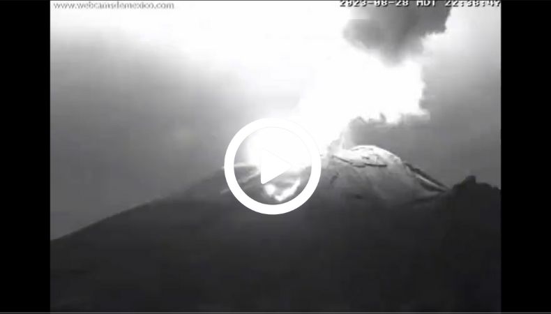 [Video]: Así es la explosión de un volcán activo captada en video