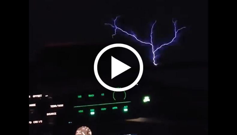 Huracán Idalia: Piloto captó el ‘Fuego de San Telmo’