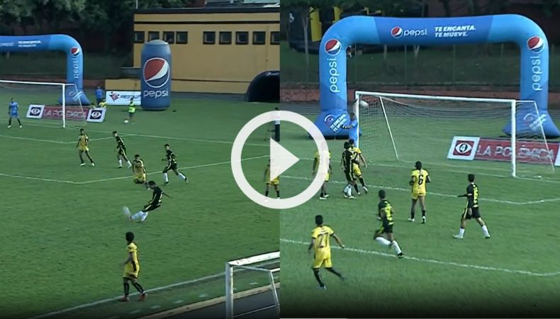 ¿El gol de torneo? Anthony Roque tocó puerta con una pincelada