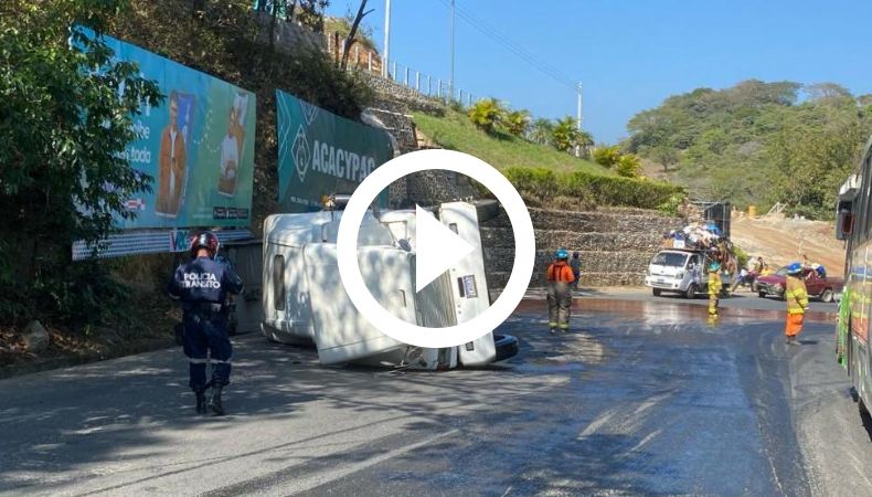 Fuerte accidente de tránsito en la Troncal del Norte