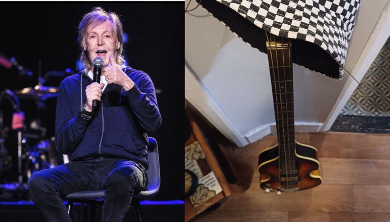 ¡Hace más de 50 años! Paul McCartney recupera su guitarra robada