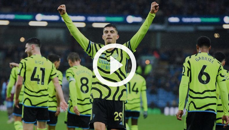 Increíble definición de Havertz para sellar goleada del Arsenal