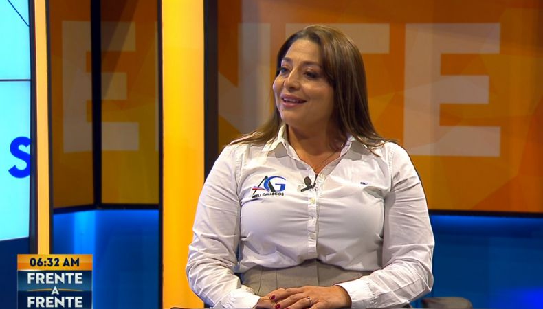 Areli Gallegos, candidata a alcaldesa de La Libertad Centro