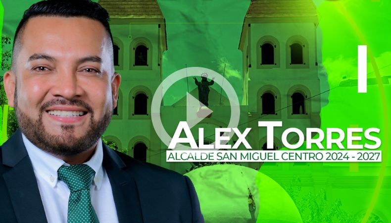 Alex Torres del PDC en San Miguel Centro se proclama ganador